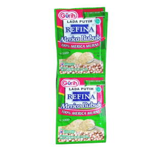 Jual Refina Merica Bubuk Lada Putih Kemasan Sachet 1 Renceng 4g x 12pcs | Shopee Indonesia