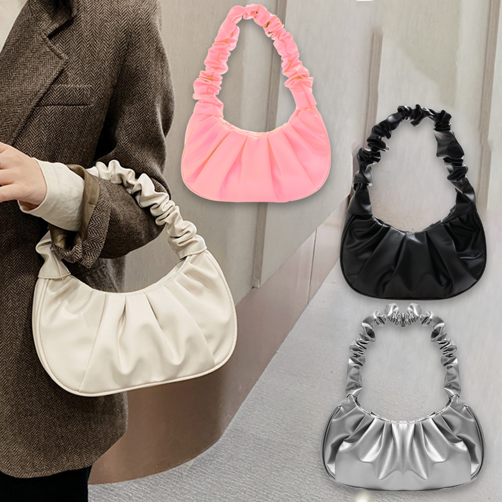 Jual Tas Rampel Bahu Wanita Tas Kerut Clara Faishon Import ShoulderBag ...