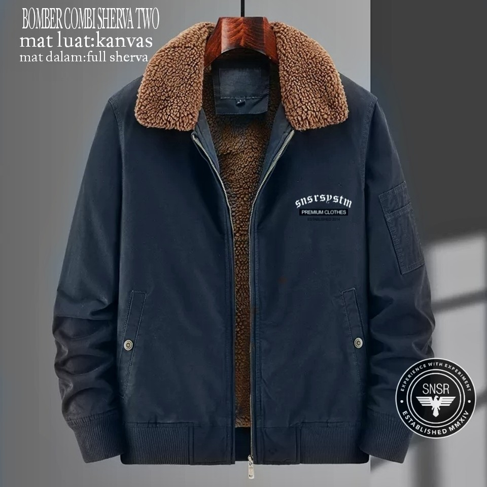 Jual Jaket Bomber Combi Sherva Pria|Jaket Sherva Cowok Terbaru|Baju ... Jual Jaket Bomber Combi Sherva Pria|Jaket Sherva Cowok Terbaru|Baju ...
