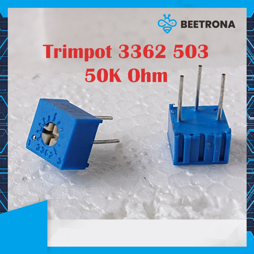 Jual Trimpot Trimmer 3362 503 50K Ohm VR Adustjable Resistor | Shopee ...