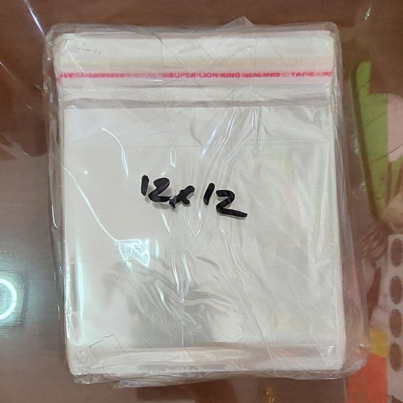 Jual Plastik OPP Lem/Plastik Kaca Ukuran 12x12 | Shopee Indonesia