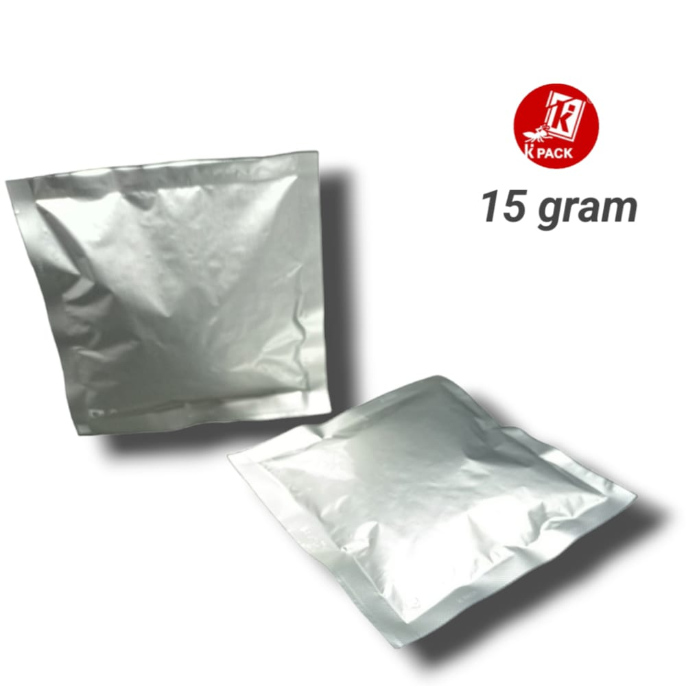 Jual Sachet Full Aluminium Foil Premium Silver 15 Gram | Shopee Indonesia