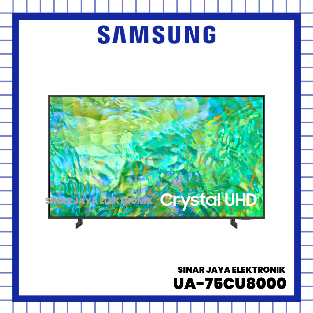 Jual TV LED SAMSUNG 75 INCH UA-75CU8000 CRYSTAL UDH 4K SMART TV ...