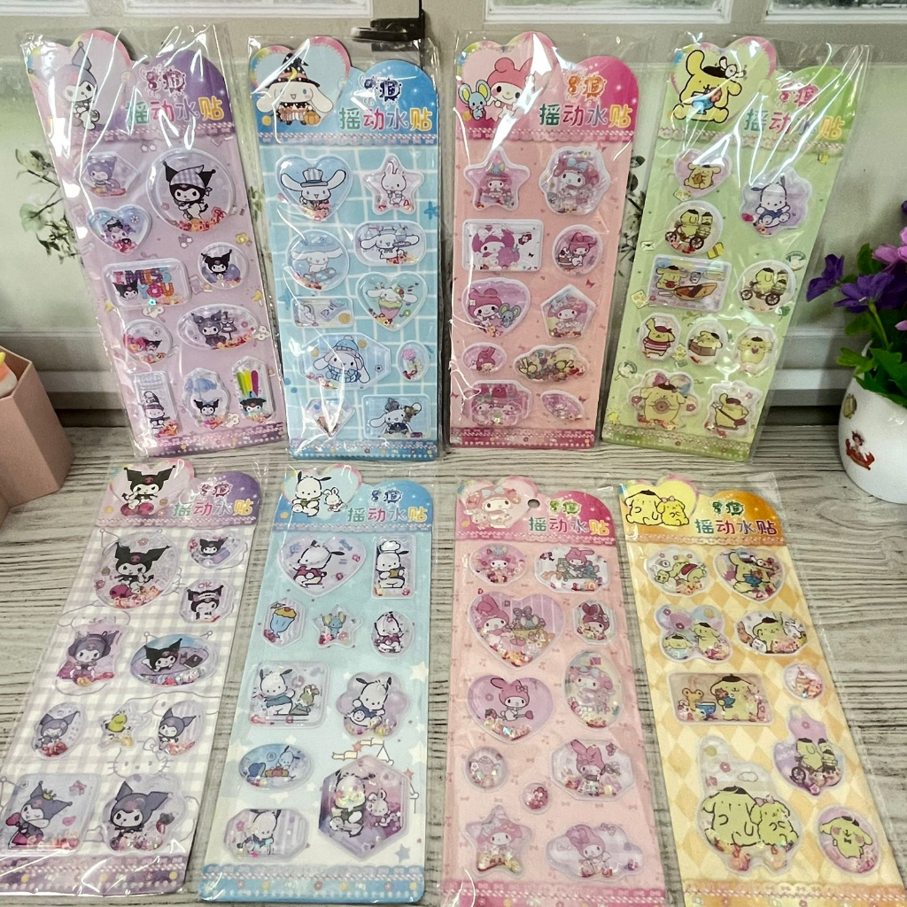 Jual Sticker Timbul 3D Motif SANRIO isi air Super Lucu Cute Kuromi ...