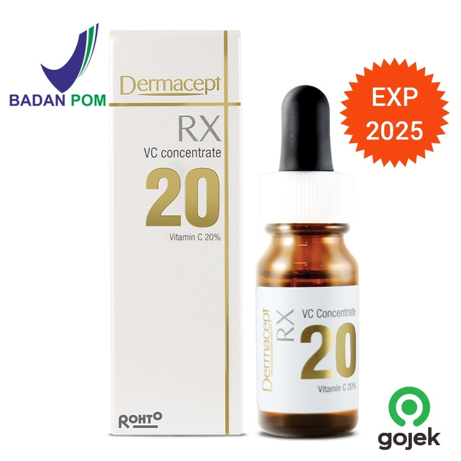 Jual Dermacept RX VC Serum Vitamin Vit C 20% 10mL Brightening Anti ...