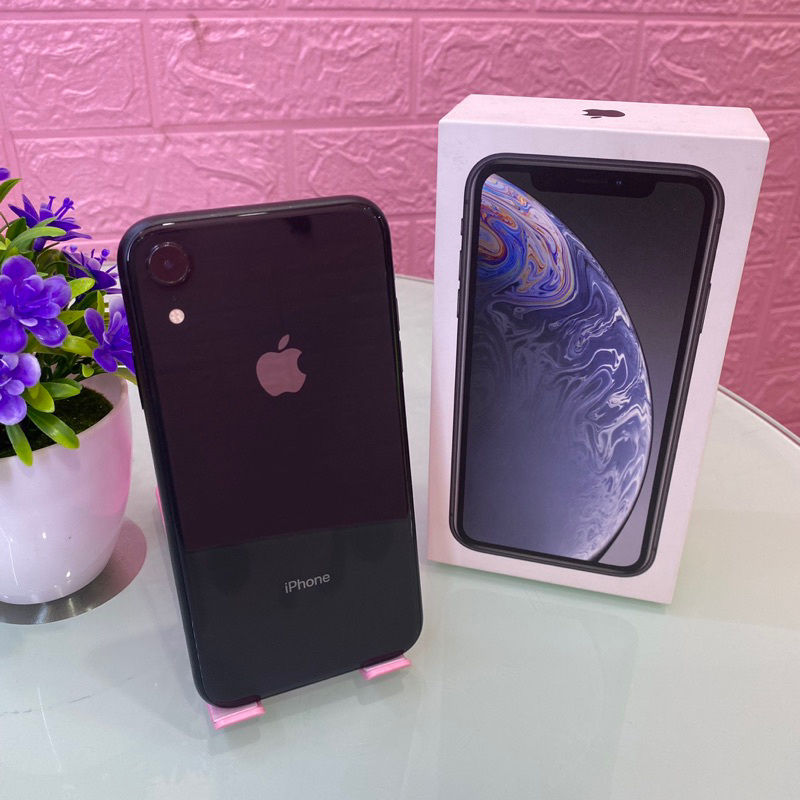 Jual iPhone Xr 64GB Resmi iBox Black | Shopee Indonesia
