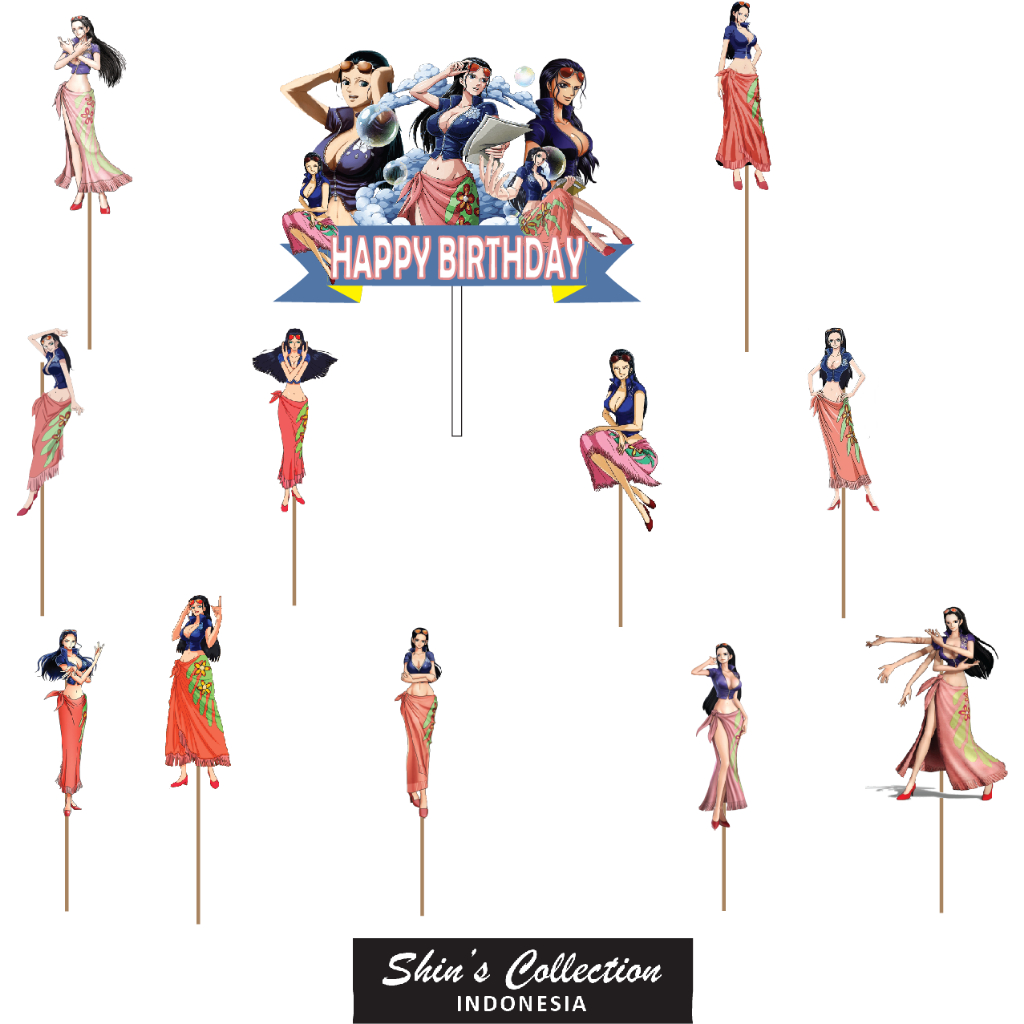 Jual Cake topper Nico Robin Solo One Piece | Shopee Indonesia