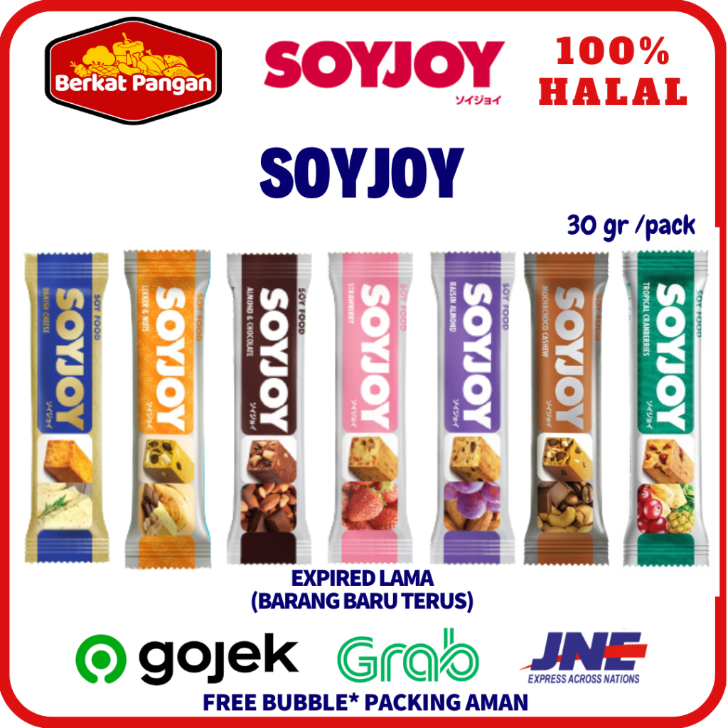 Jual SOYJOY All Variant Snack Cemilan Gluten Free - 30gr | Shopee Indonesia