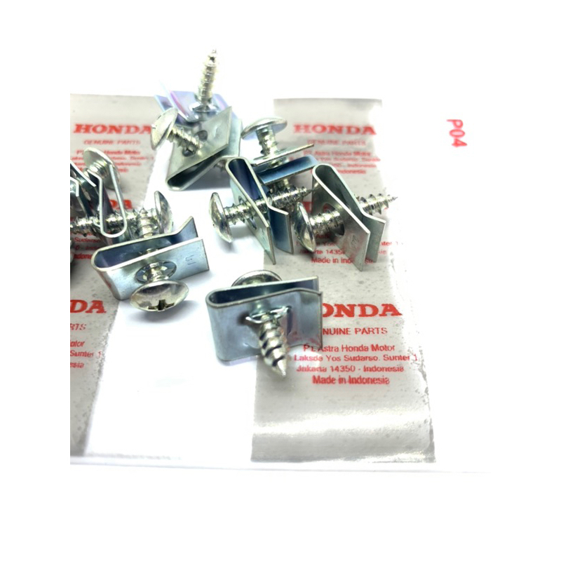 Jual baut klip body all motor honda series original per 10 pcs | Shopee ...