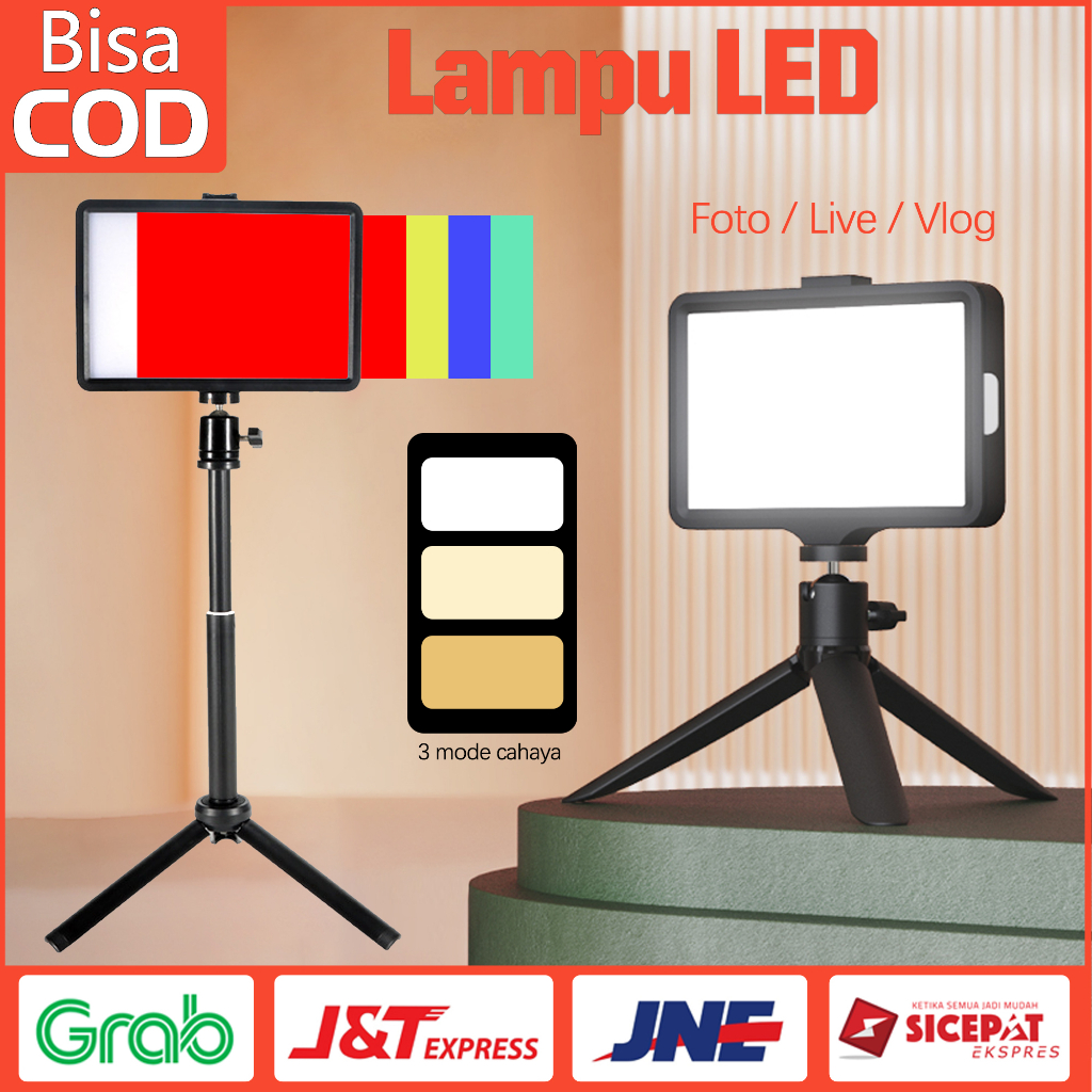 Jual Lampu Foto Lampu LED Video Light Fill light Tripod Ring Light Lampu Fotografi Live Vlogging ...