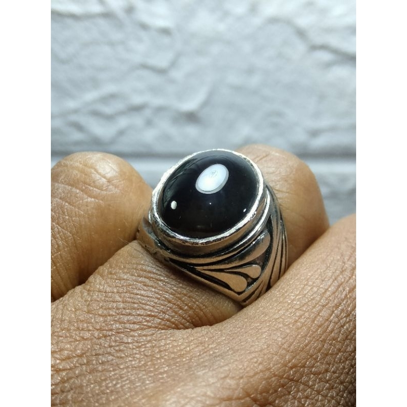 Jual batu cincin akik Yaman Wulung | Shopee Indonesia