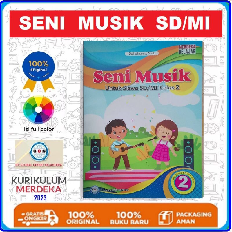 Jual Buku Siswa Seni Musik Kelas II Sd Kurikulum Merdeka (Pt Global Offset Sejahtera) | Shopee ...