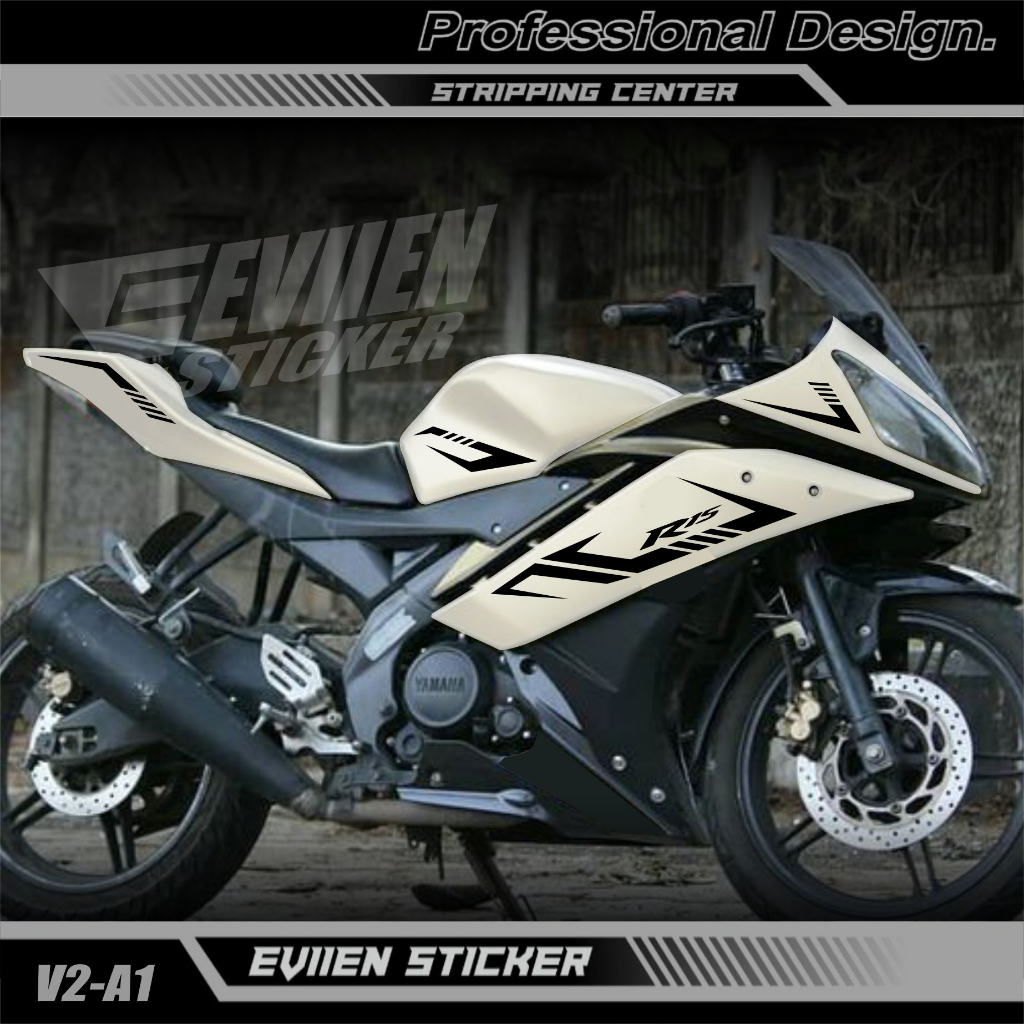 Jual STRIPING VARIASI R15 V2 SIMPLE CUTTING STICKER | Shopee Indonesia