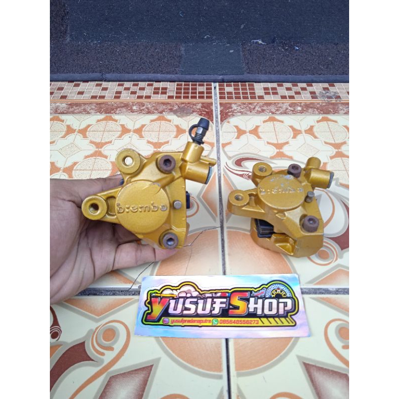 Jual kaliper brembo rukus original italy 2 piston universal | Shopee Indonesia