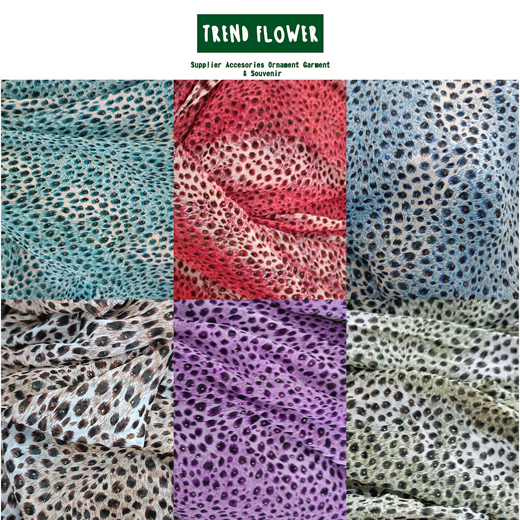 Jual Kain Strect Halus Corak Macan Tul Tul - Kain Kerudung Rok Variasi ...
