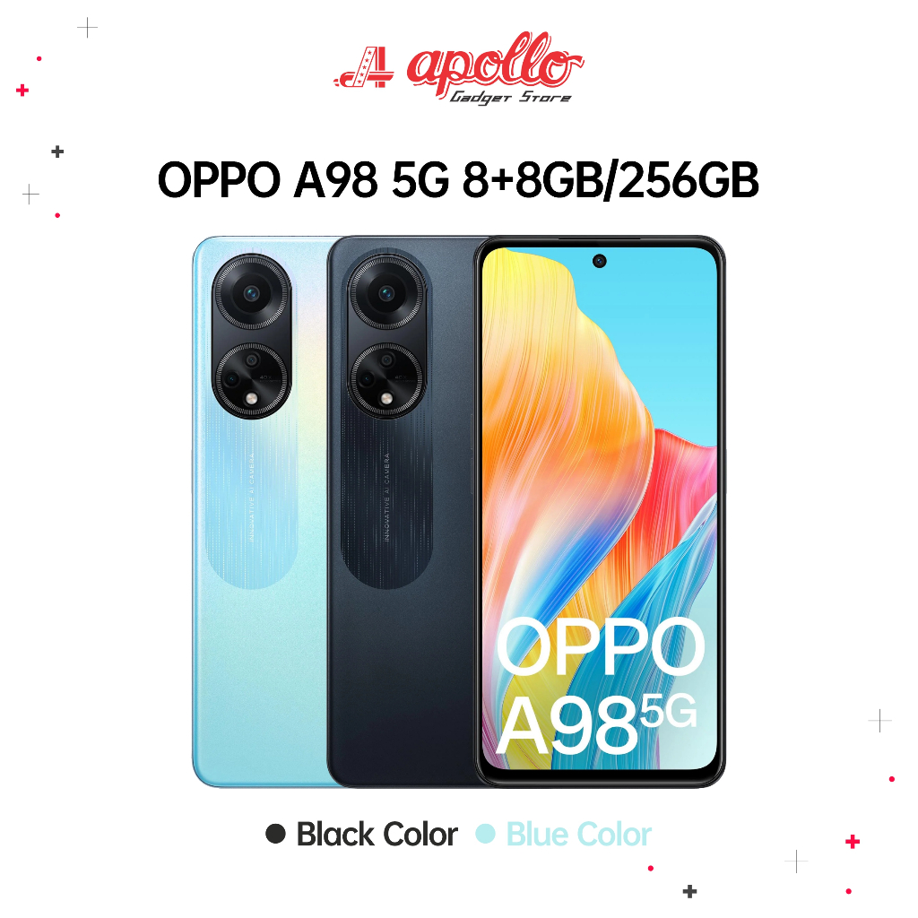 Jual Oppo A98 5G 8/256GB Garansi Resmi Indonesia | Shopee Indonesia