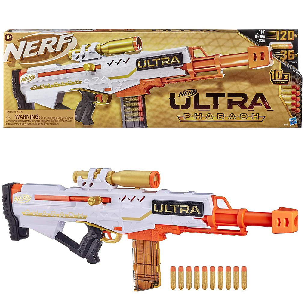 Jual Nerf ULTRA Seven Pharaoh Ultra Speed Sniper Mainan Tembak Senapan ...