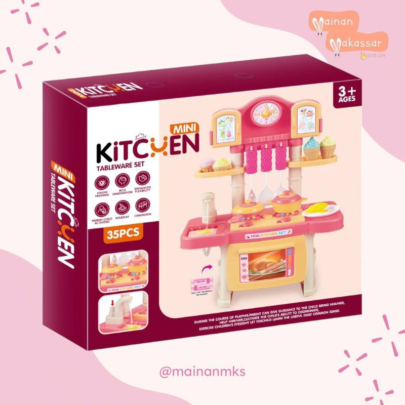 Jual Mini Kitchen Set 36pcs (6764A) | Shopee Indonesia