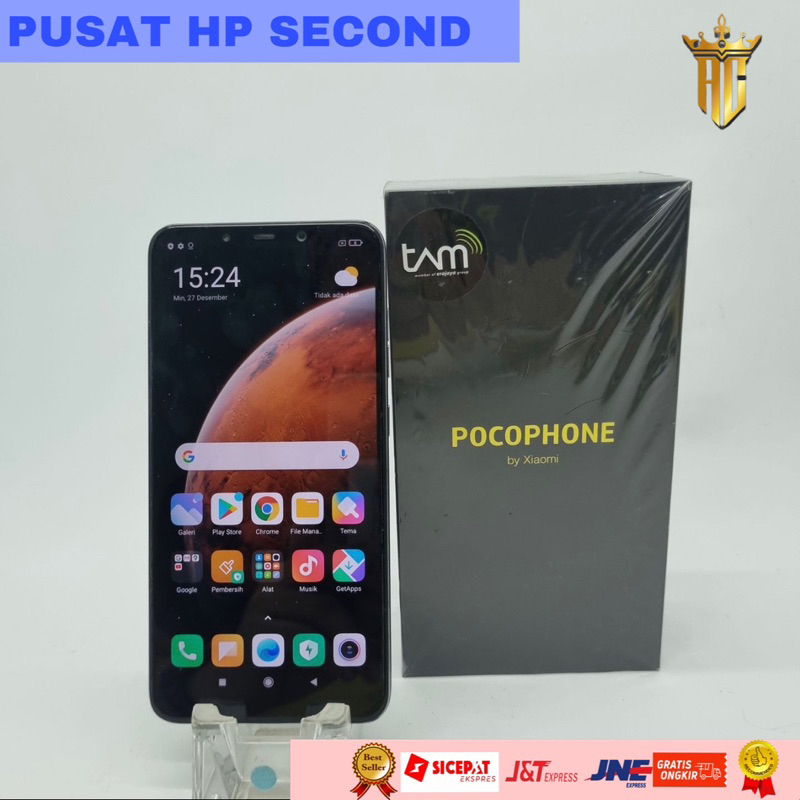 Jual HANDPHONE XIAOMI POCOPHONE F1 6/128 GB SECOND ORIGINAL MURAH RESMI ...