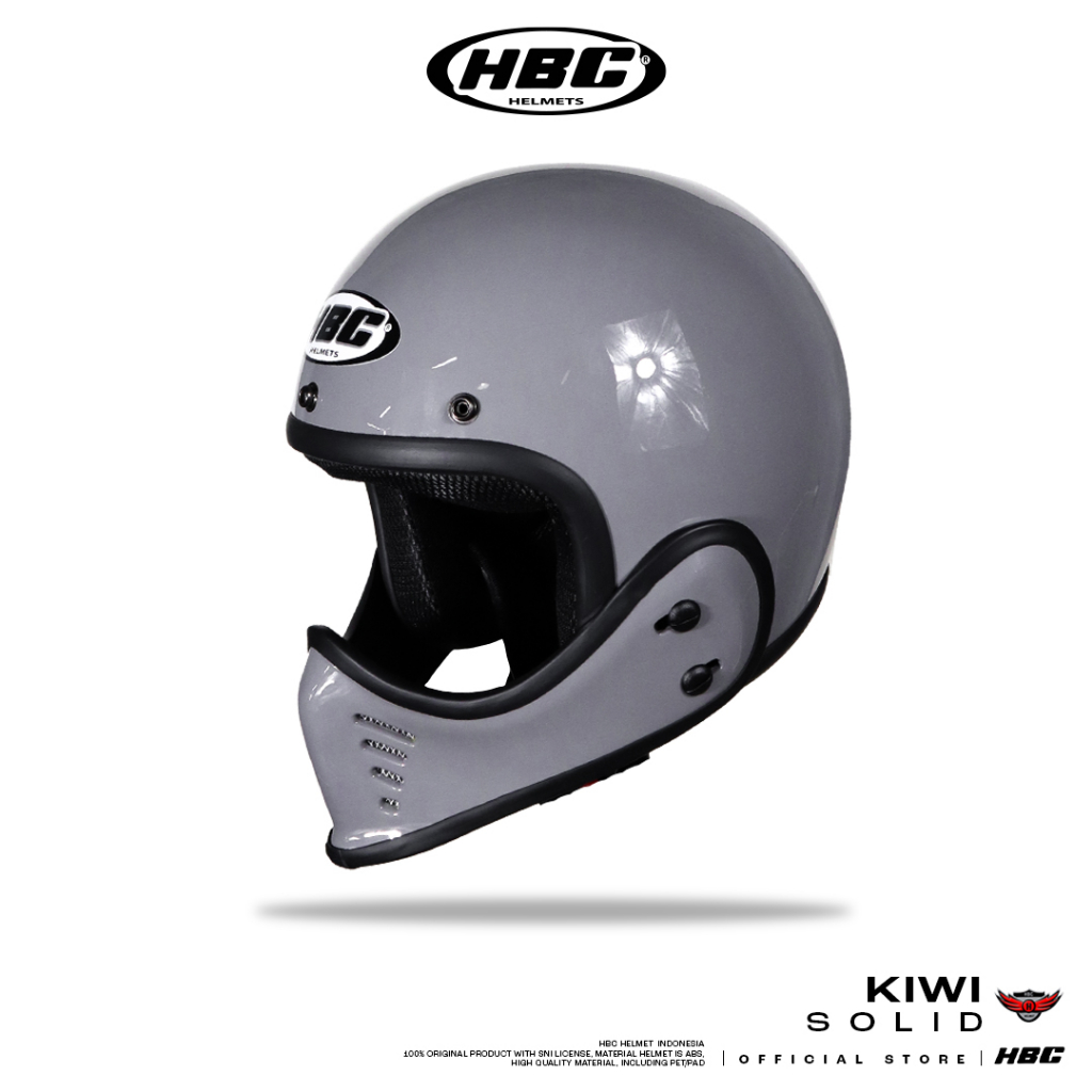 Jual HBC Helm Kiwi Moto Solid | Shopee Indonesia