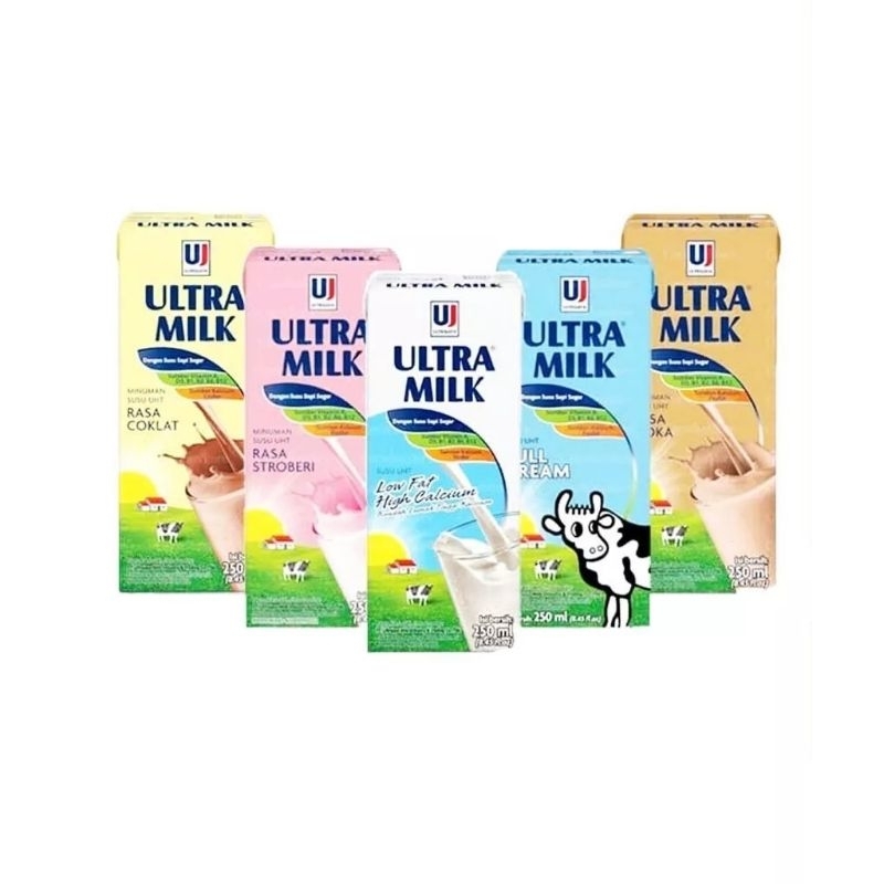 Jual Ultra Milk UHT 250 ML | Shopee Indonesia