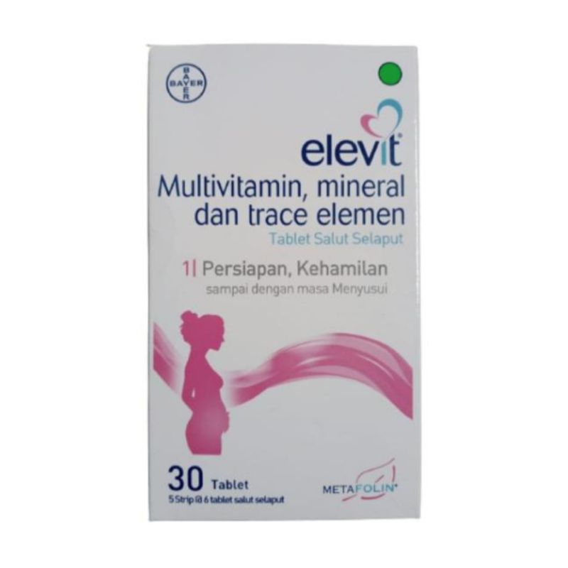 Jual Elevit per Strip 6 Tablet MULTIVITAMIN HAMIL & MENYUSUI | Shopee ...
