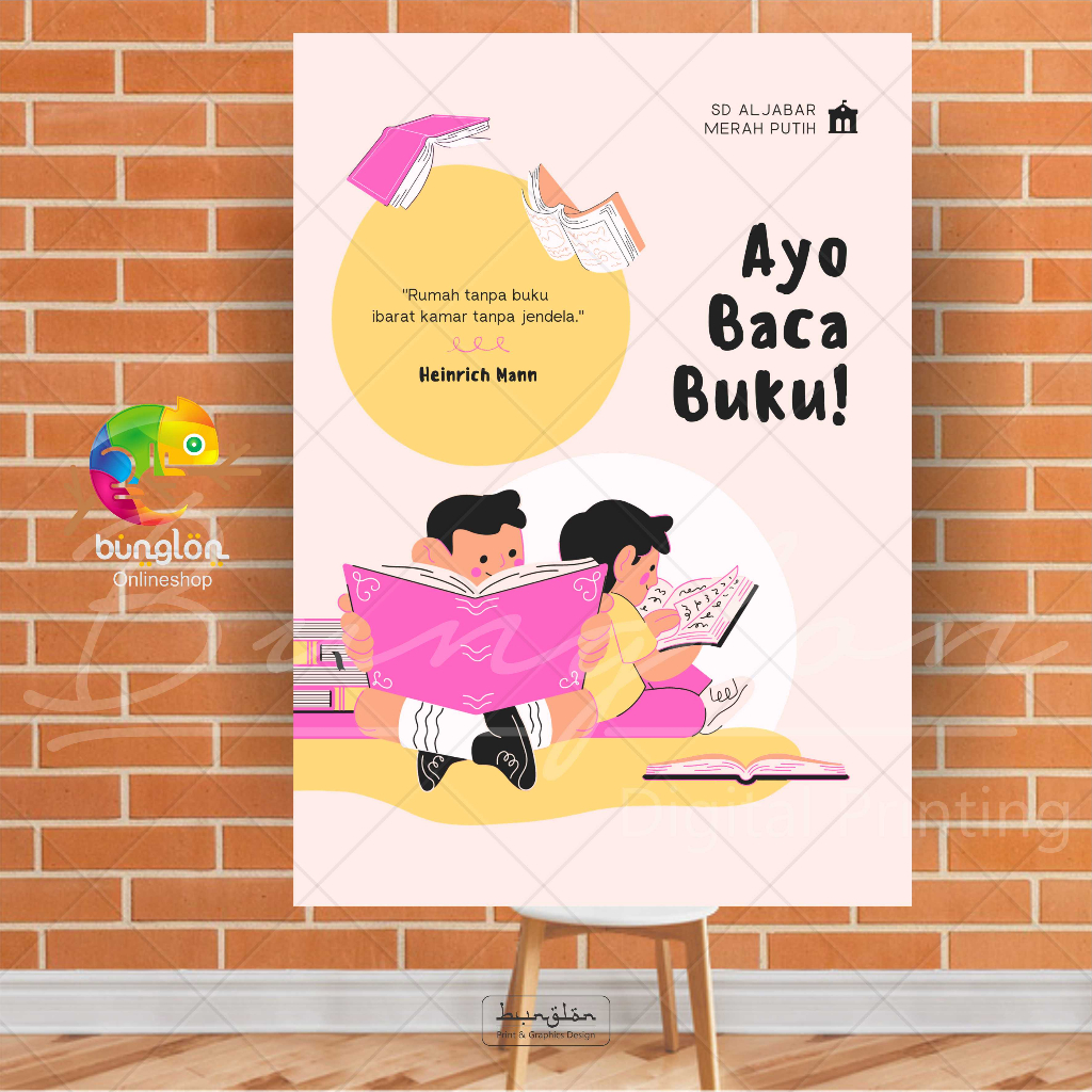 Jual Poster Edukasi, Poster Kelas, Poster Ayo Baca Buku | Shopee Indonesia