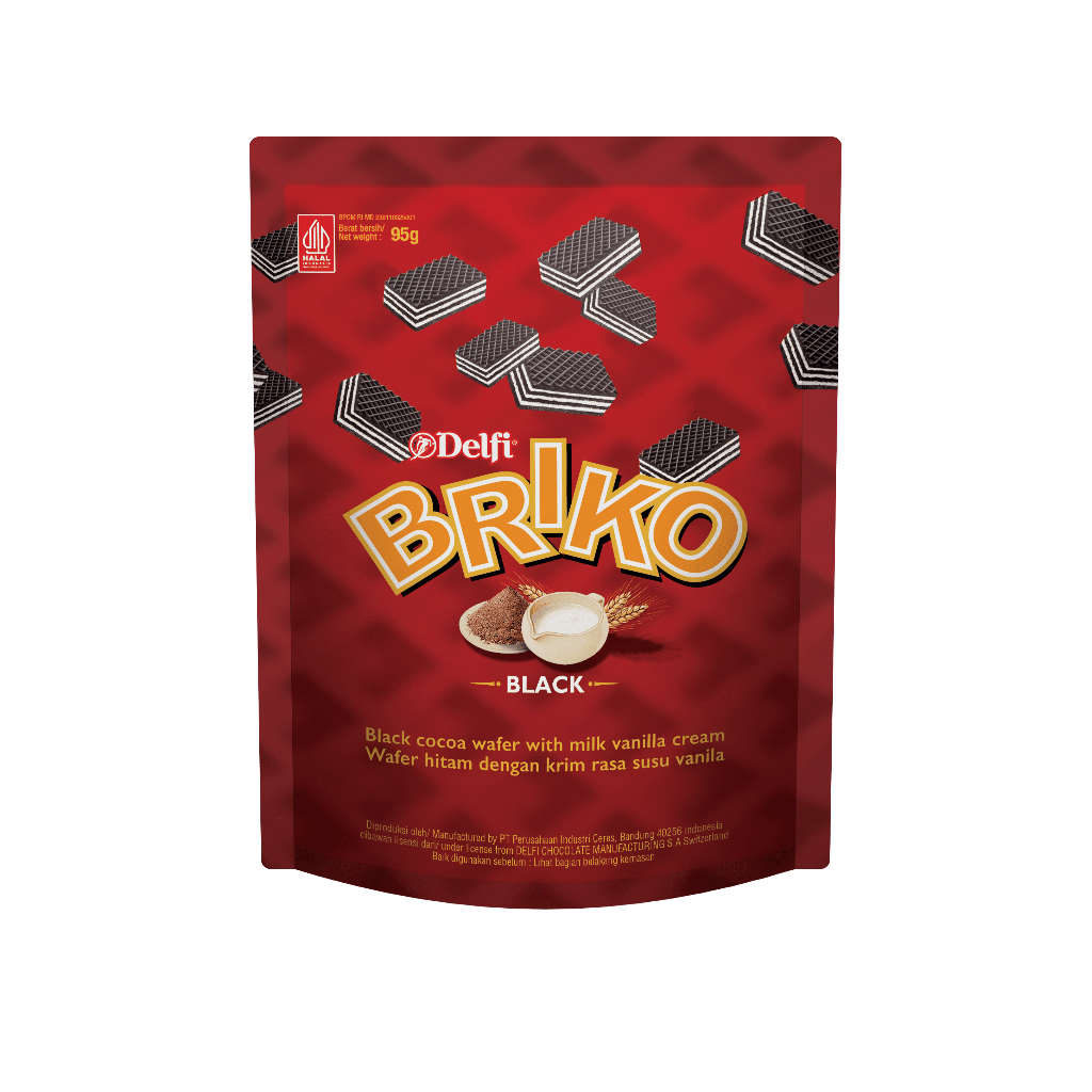 Jual Delfi Briko Wafer Black 95 gr | Shopee Indonesia