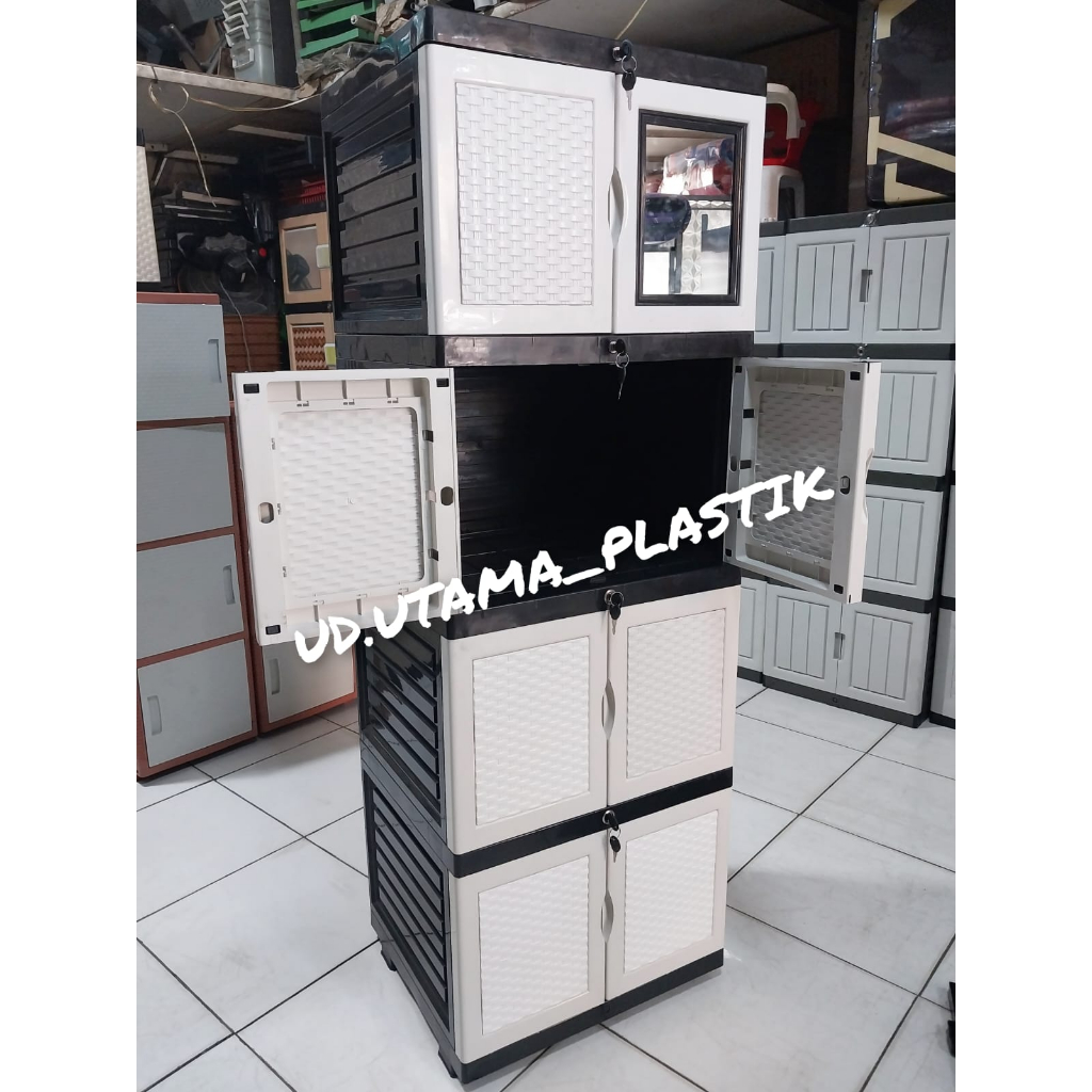 Jual LEMARI PLASTIK / LEMARI PAKAIAN / LEMARI SERBAGUNA / LEMARI KUNCI ...