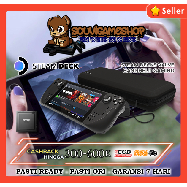 Jual PROMO! Steam Deck Valve Handheld Gaming Original US - 64 256 512 ...