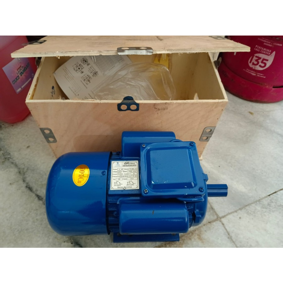 Jual MAXPUMP YL112M1-4-5HP Dinamo Motor Electro 5hp 4pole 1400RPM Motor ...