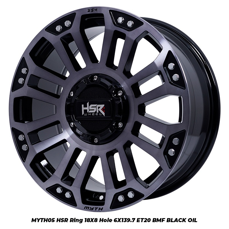 Jual PROMO !! velg mobil HSR MYTH05 r18 pcd 6x139,7 / ring 18 untuk ...
