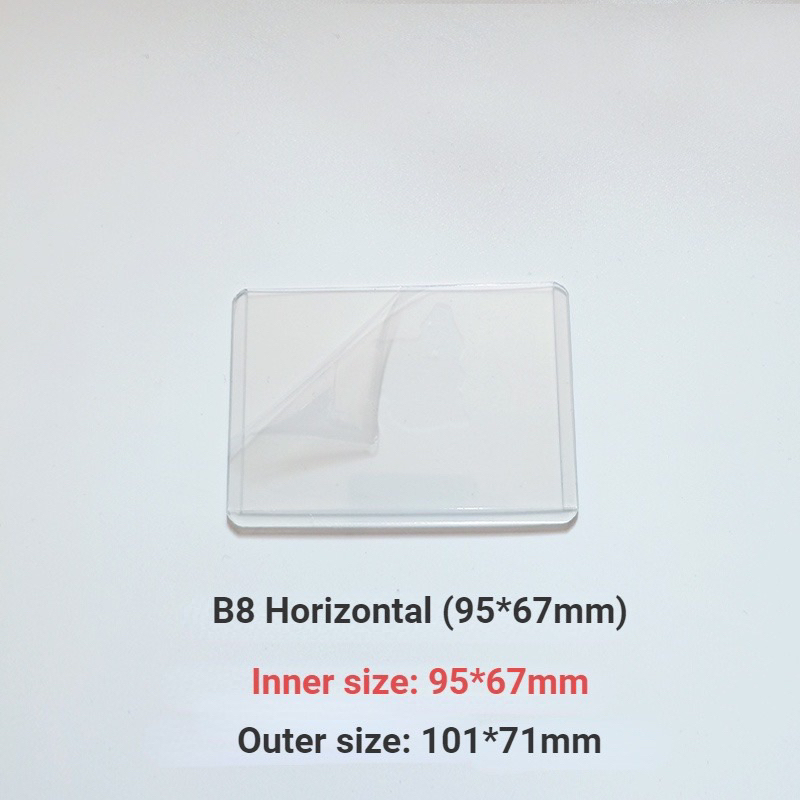 Jual TOPLOADER B8 Horizontal Clear Kpop Photocard PC Case Card Holder ...