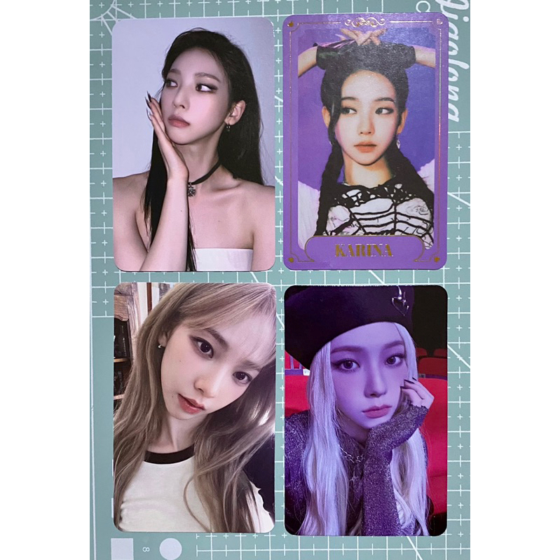 Jual Karina photocard my world album poster ver everland fansign wtmw ver welcome to my world ...