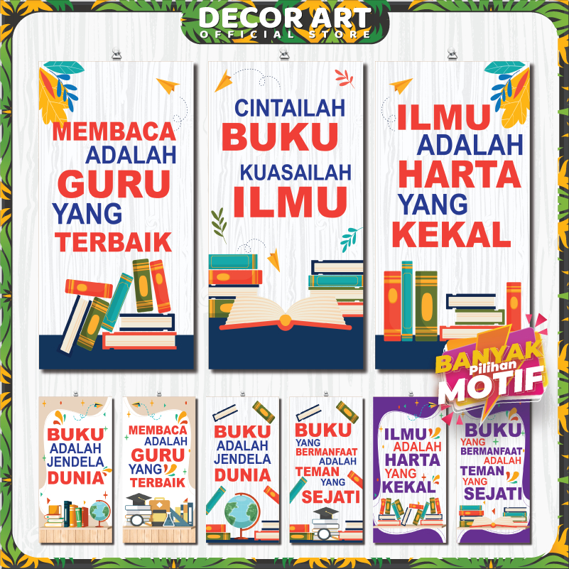 Jual Decor Art 15x30 Cm - Hiasan Dinding Ruang Kelas Tema Belajar Untuk Dekorasi Kamar Anak Atau ...
