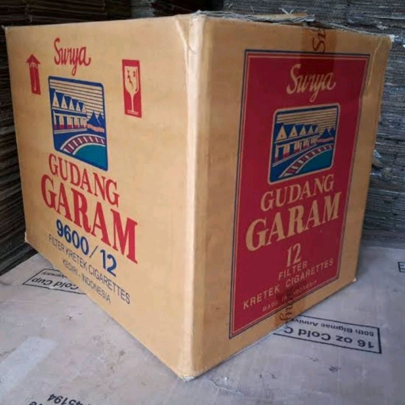 Jual Kardus Besar Tebal Bekas Gudang Garam Surya Kaleng | Shopee Indonesia