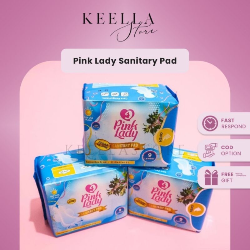 Jual Pink Lady pembalut sanitary pad pinklady softex pantyliner wing ...