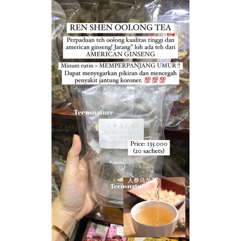 Jual Ren Shen Oolong Tea (PO Penang) | Shopee Indonesia
