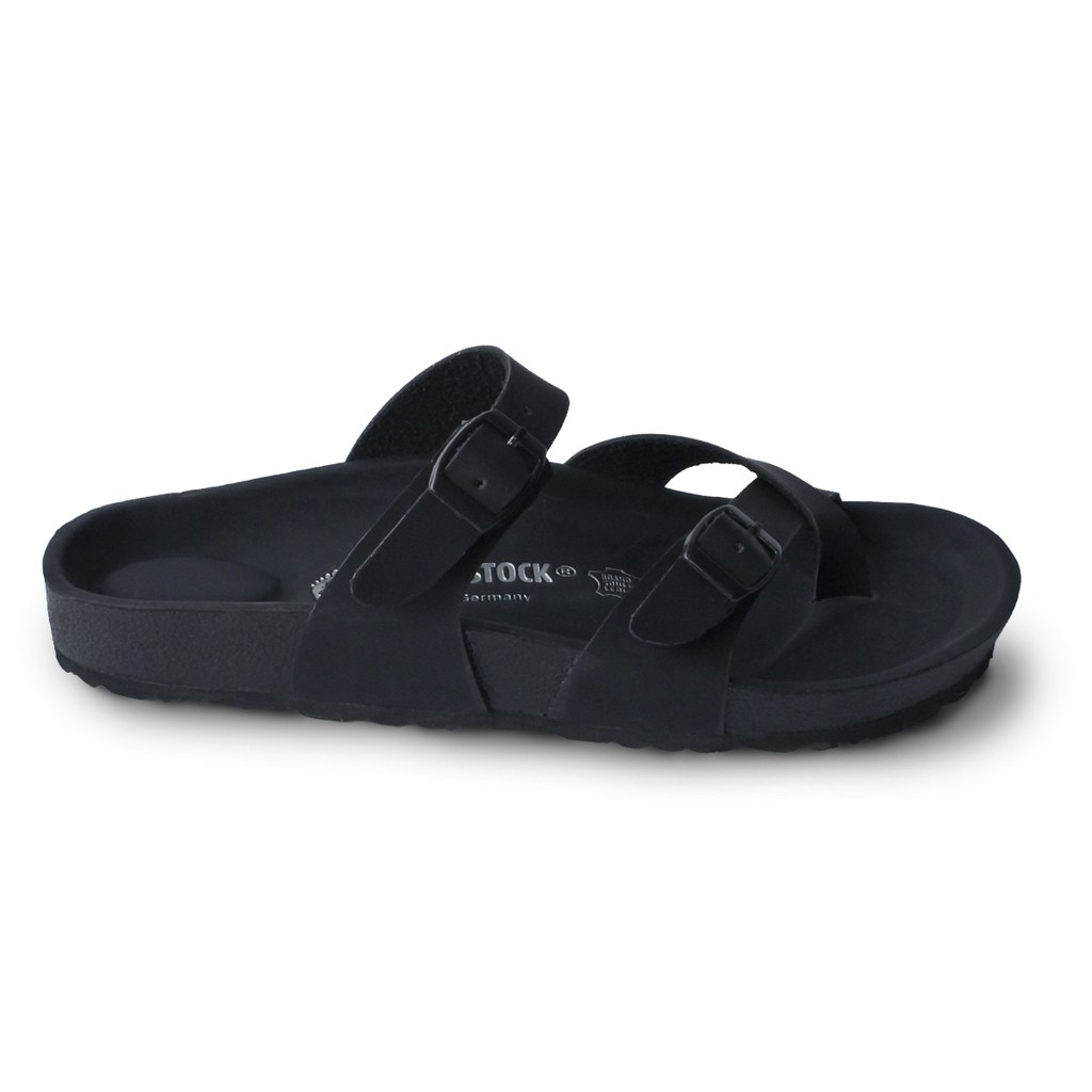 Jual Sandal Pria Birken Jepit Mayari Full Hitam | Shopee Indonesia