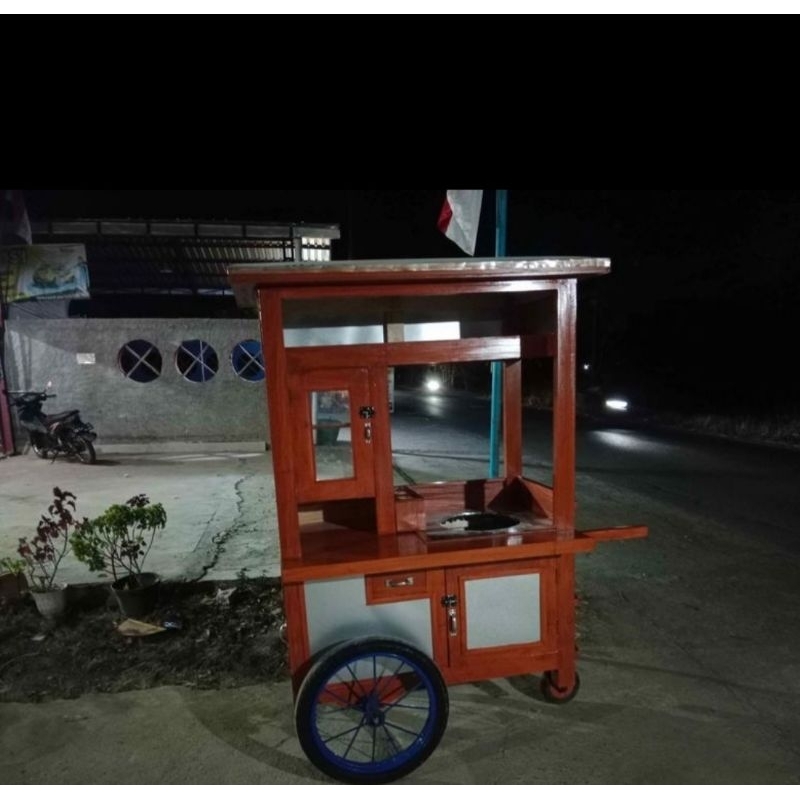 Jual Gerobak Bakso / Soto / Mie Ayam Roda Tiga | Shopee Indonesia