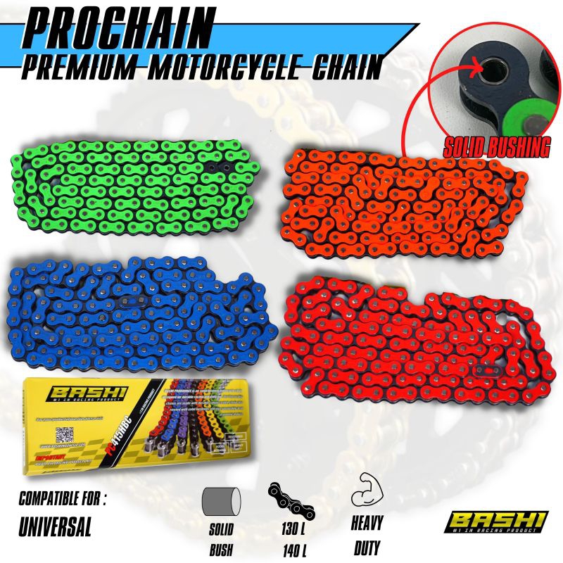 Jual RANTAI RACING 428 415 130L BASHI HBR HBC CB150R CBR VERZA SATRIA ...