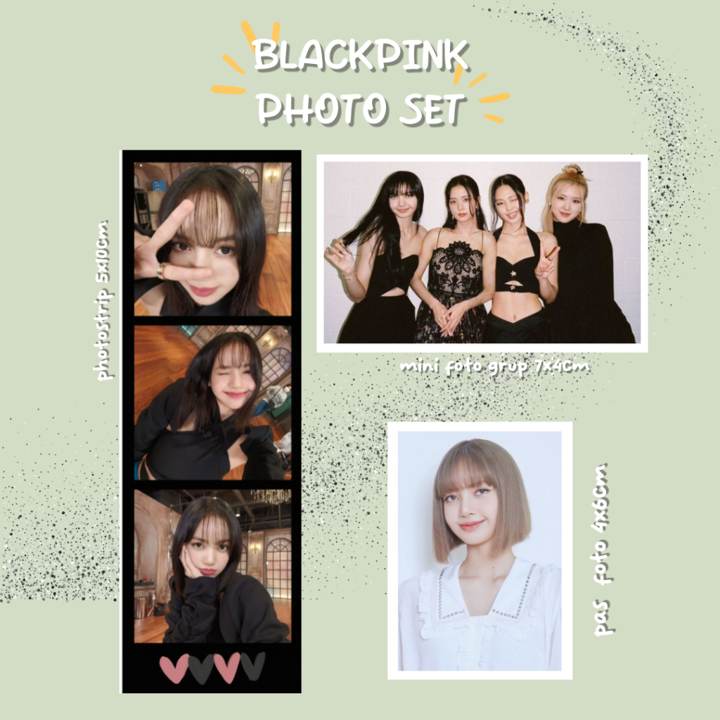 Jual BLACKPINK PAS FOTO PHOTO SET READY STOCK | Shopee Indonesia