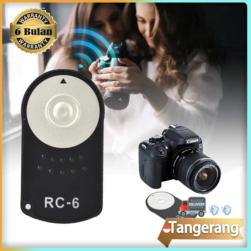 Jual Remote Shutter RC6 RC-6 Wireless Kamera Canon DSLR | Shopee Indonesia