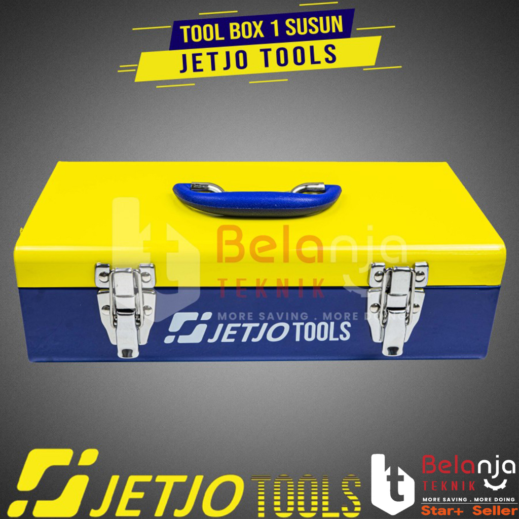 Jual JETJO TOOLS Metal Toolbox 1 Susun Tool Box Besi Kotak Tempat ...