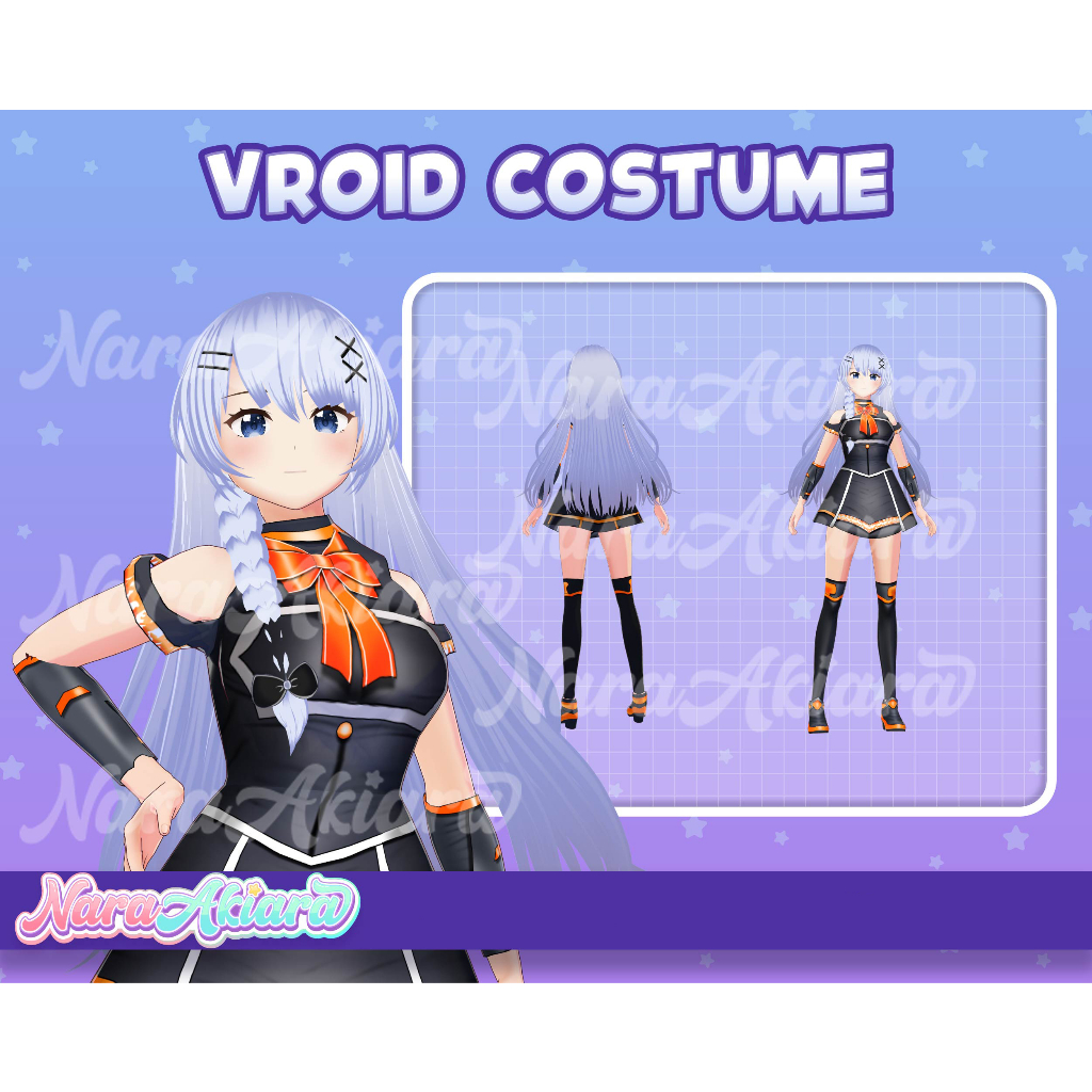 Jual Tampilan VTuber Lebih Hidup dengan Kostum 3D Vroid Kualitas Tinggi ...