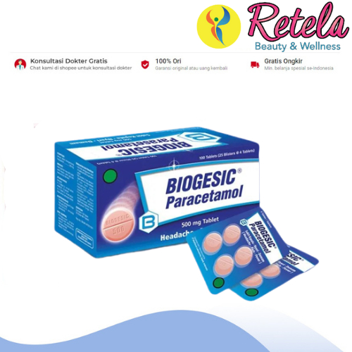 Jual Biogesic 4 Tablet Obat Penurun Panas | Shopee Indonesia