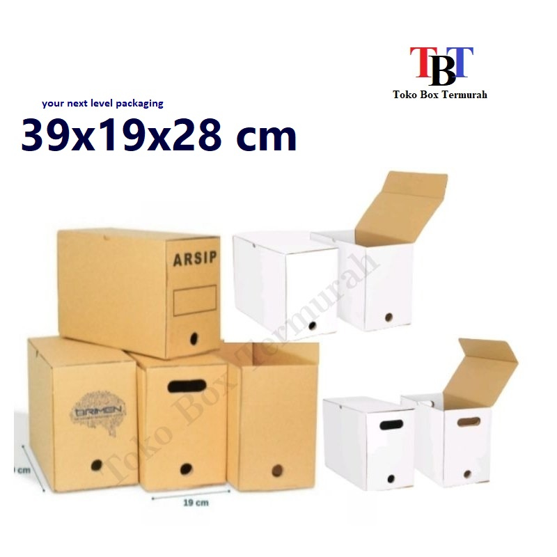 Jual Box File 39x19x28 cm Kardus/BRIMEN/Arsip/File/filebox/arsipbox ...