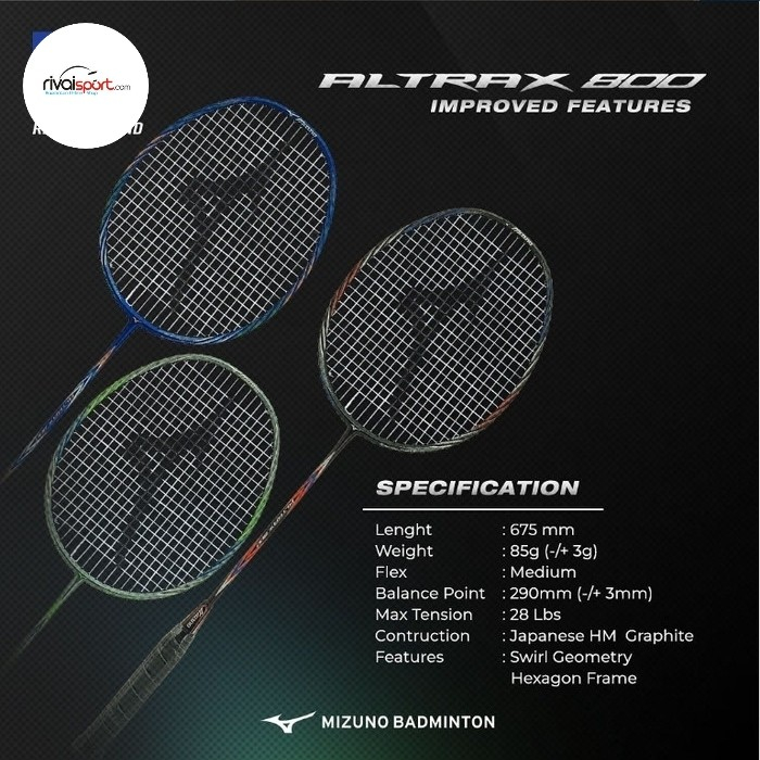 Jual Raket Mizuno Altrax 800 2023 Edition | Shopee Indonesia