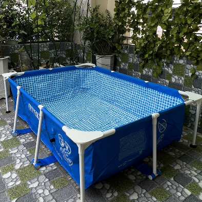 Jual Kolam Intex Rectangular Frame Pool Small INTEX 28270 | Shopee ...