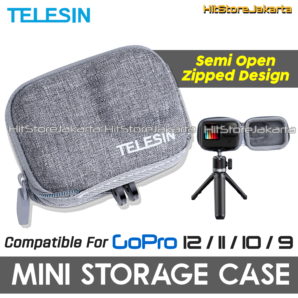 Jual Telesin Mini Storage Bag for GoPro 13 GoPro 12 GoPro 11 GoPro 10 ...